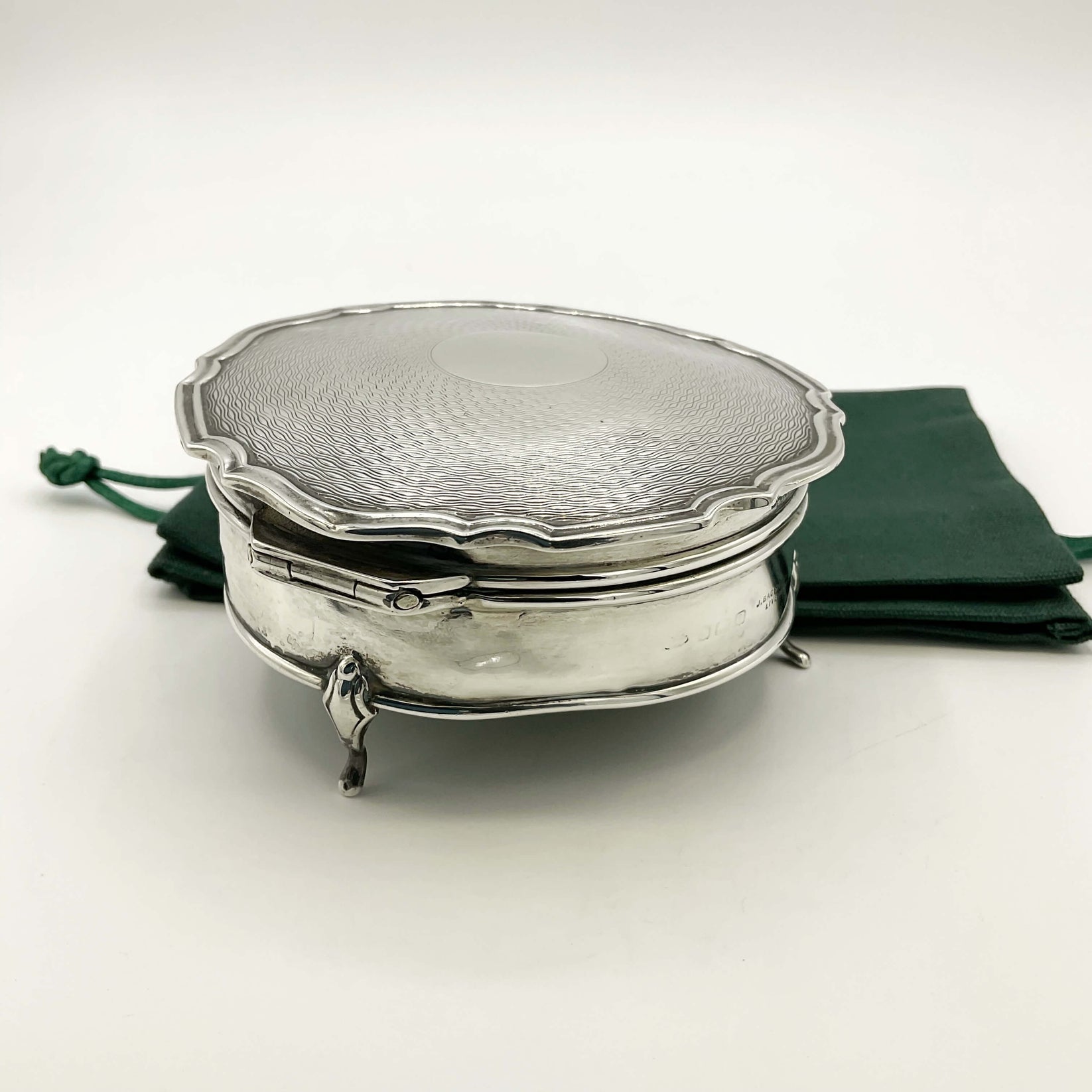 Vintage 1927 Solid Silver Jewellery Box – Beeches Vintage