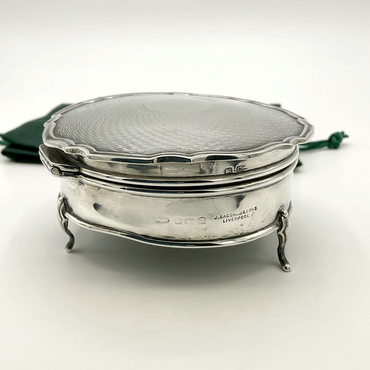 Vintage 1927 Solid Silver Jewellery Box – Beeches Vintage