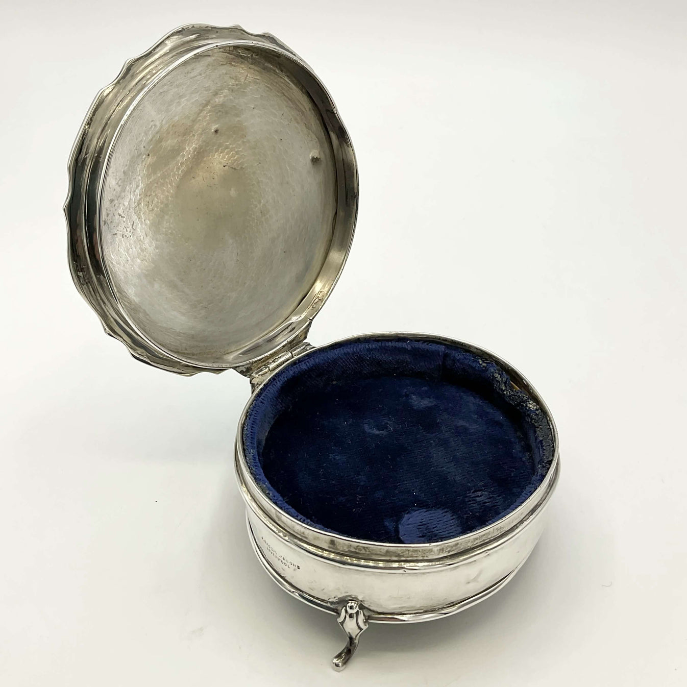 Vintage 1927 Solid Silver Jewellery Box – Beeches Vintage