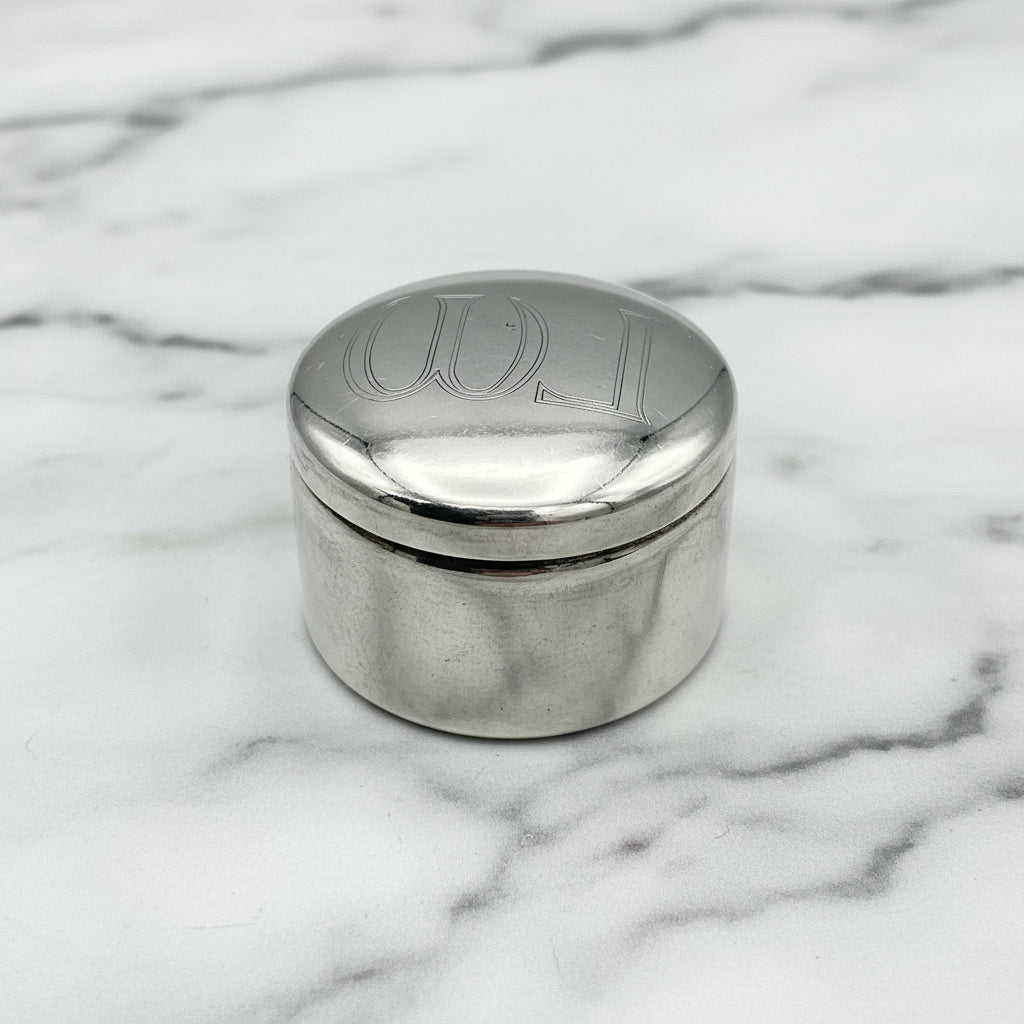 Greek Sterling Silver Pill Box, Vourakis – Beeches Vintage