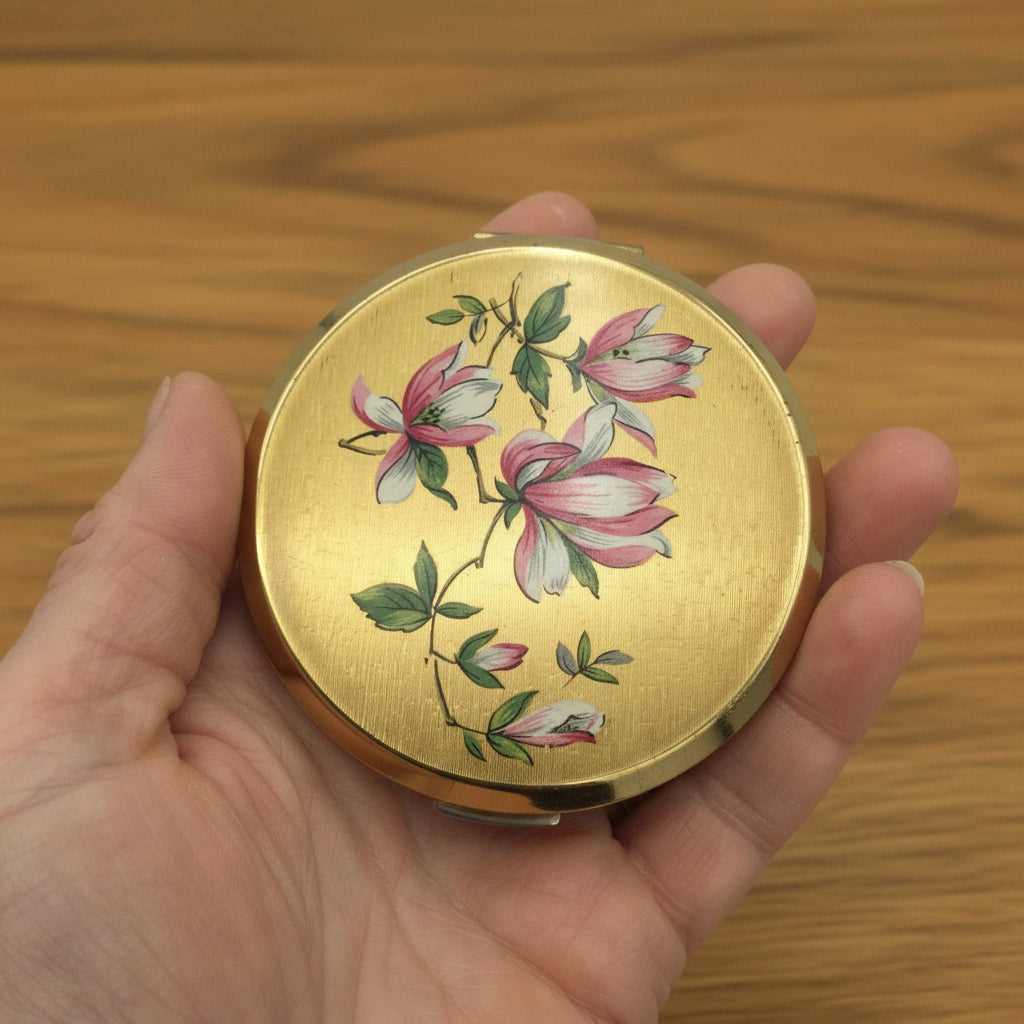 Vintage 1960s Stratton Flowers Powder Compact – Beeches Vintage