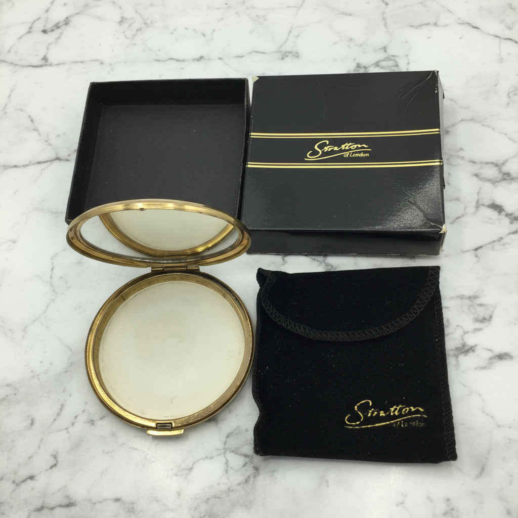 Vintage 1980s Stratton Mirror Compact – Beeches Vintage