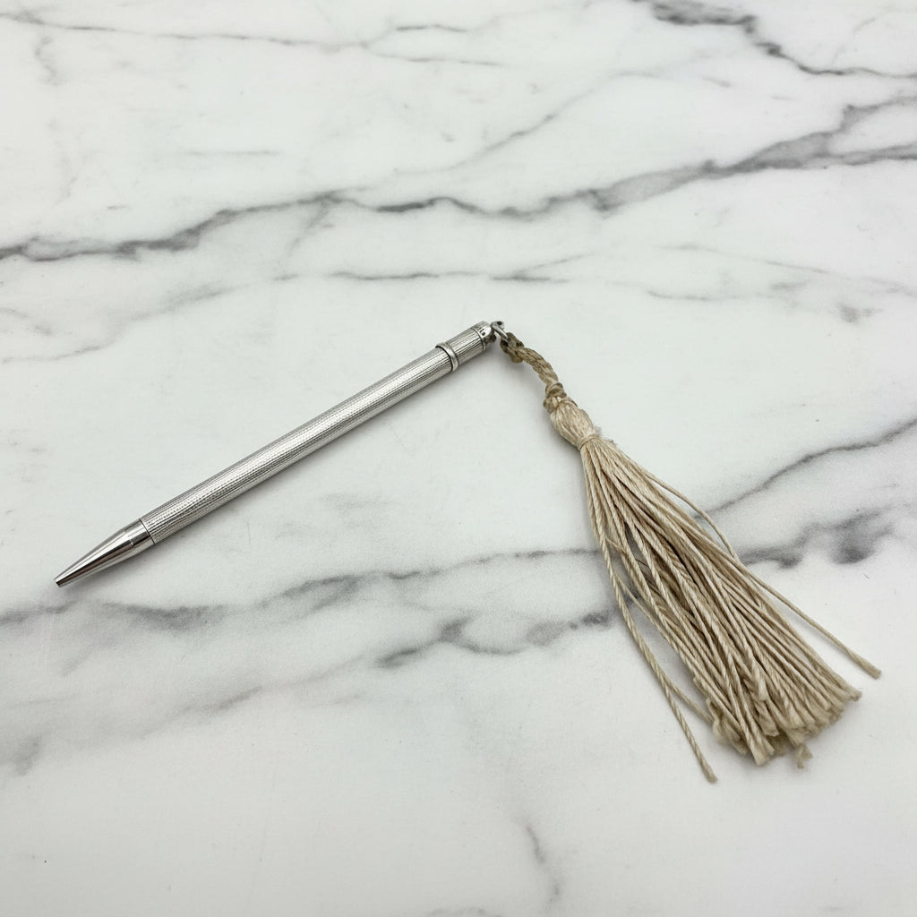 Vintage Sterling Silver Propelling Pencil, Bridge Pencil – Beeches Vintage