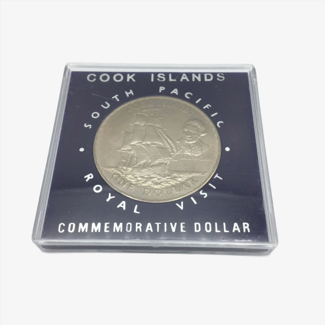 1970 Cook Islands Commemorative Dollar Coin – Beeches Vintage