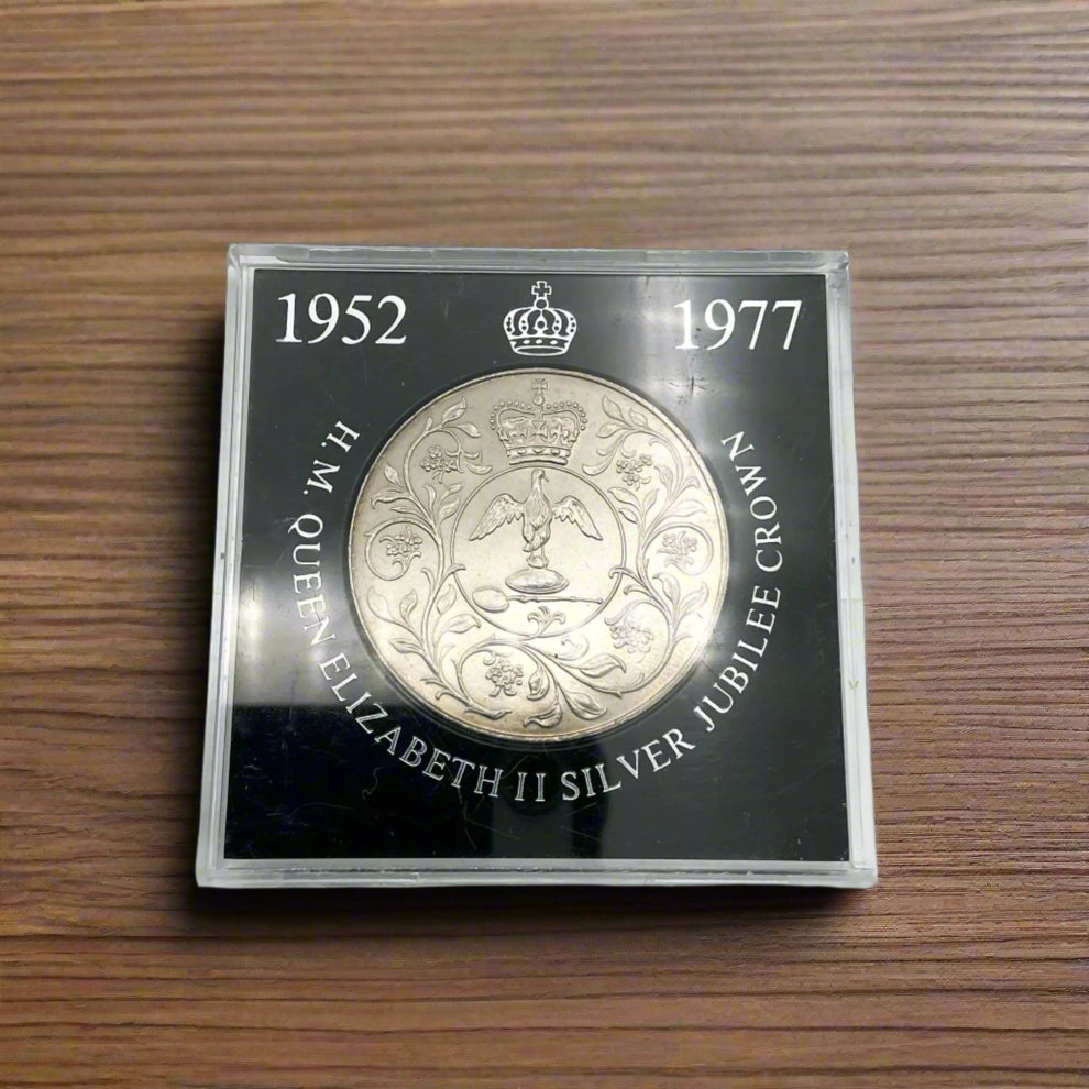 1977 Queens Silver Jubilee Crown Coin, Royal Mint – Beeches Vintage