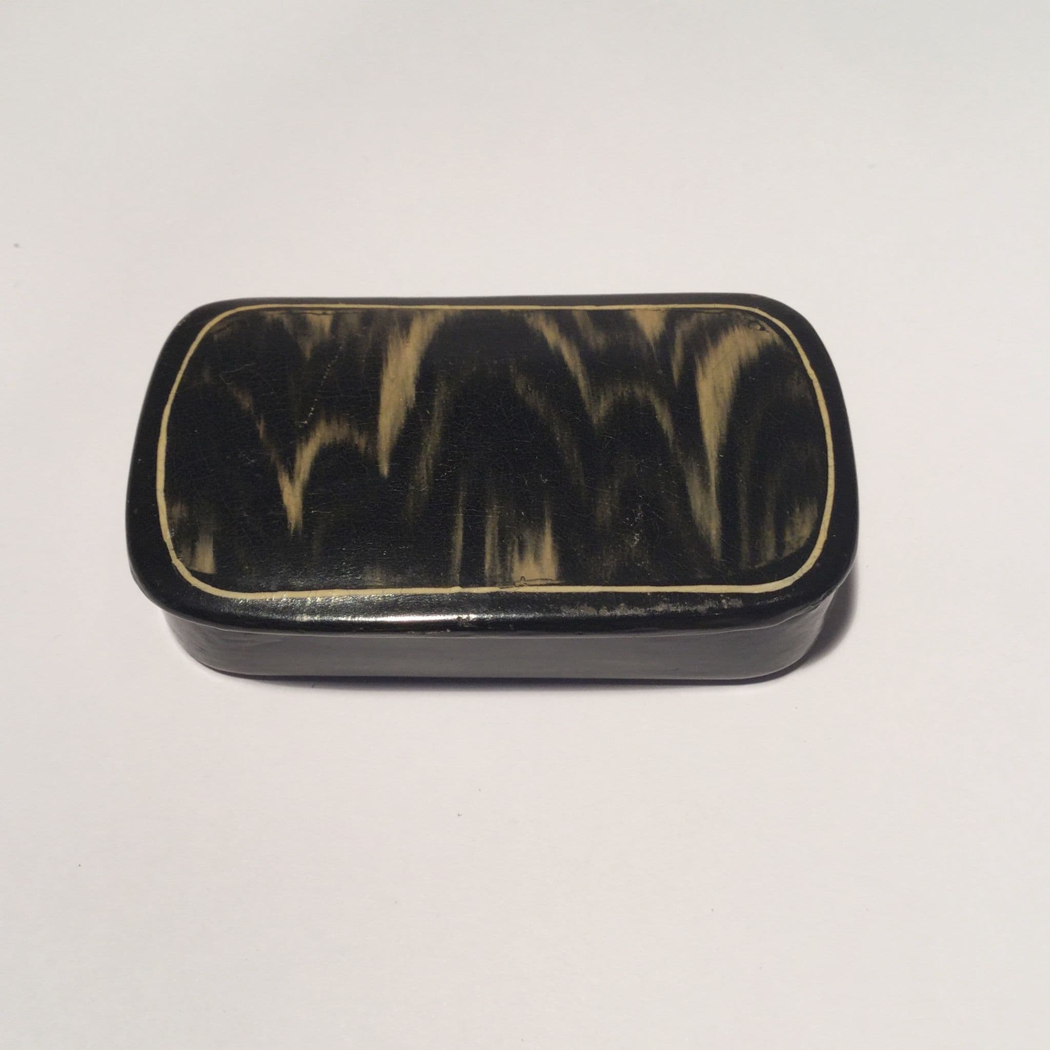 Antique Victorian Black Lacquer Box – Beeches Vintage