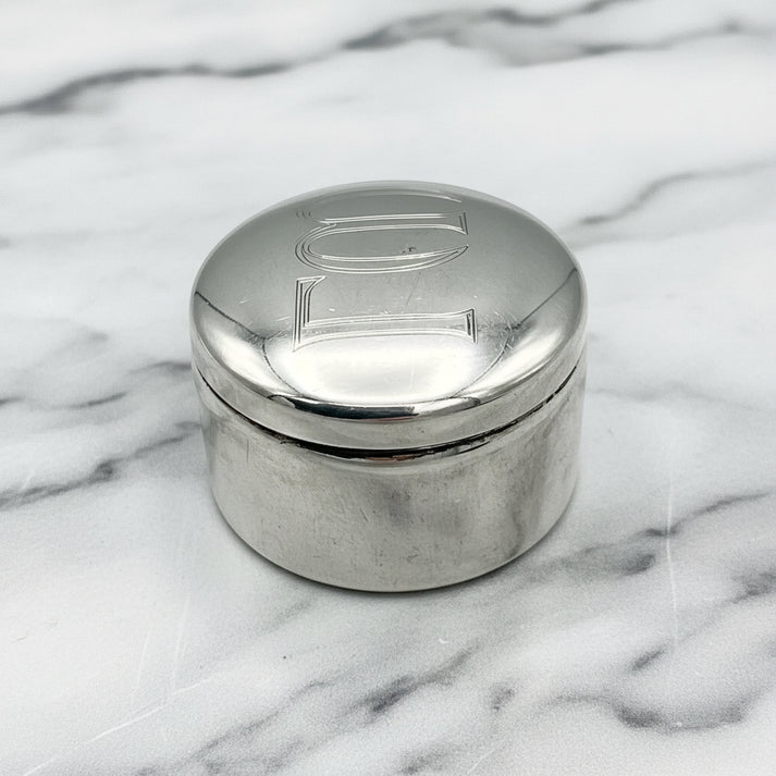 Greek Sterling Silver Pill Box, Vourakis – Beeches Vintage