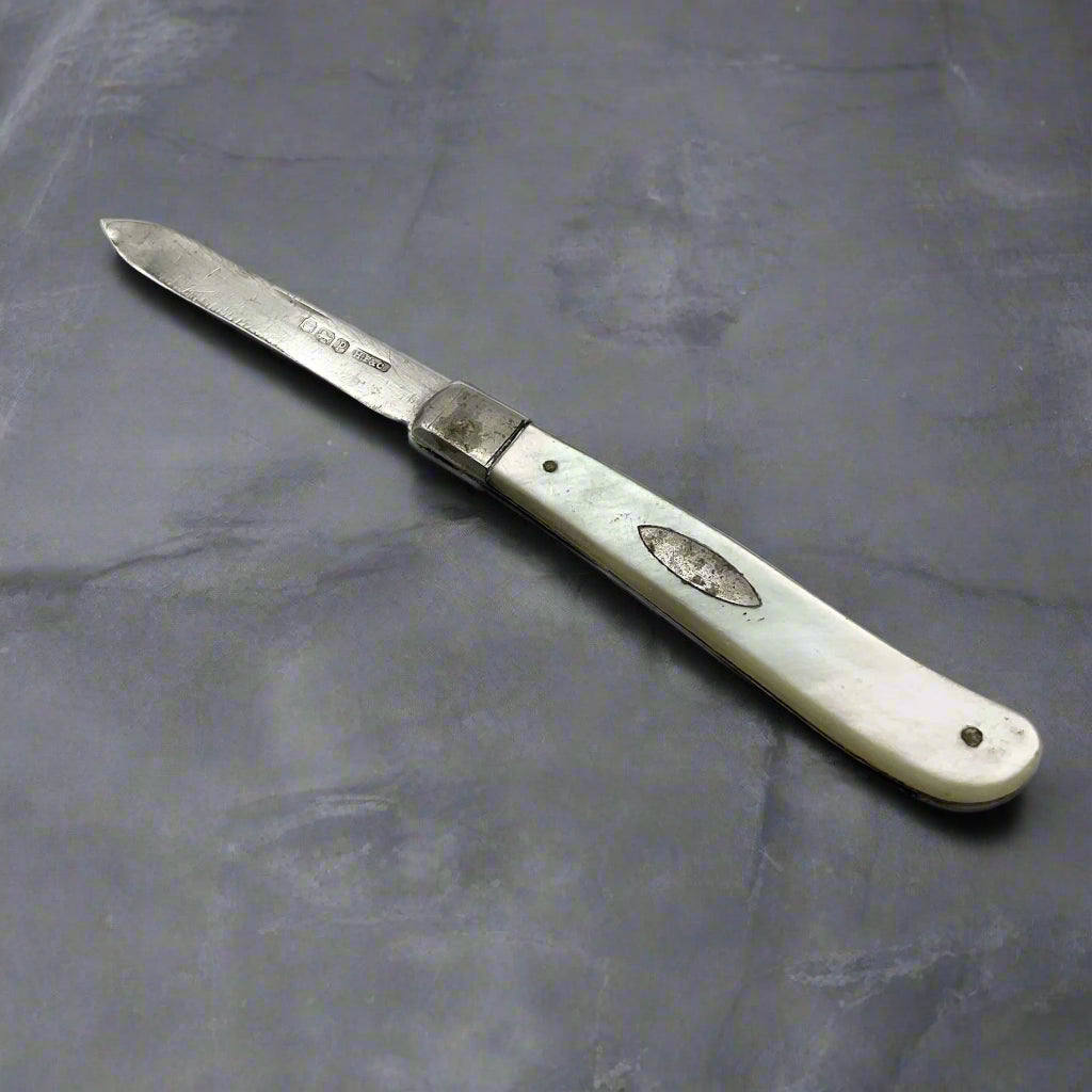 Vintage Sterling Silver Fruit Knife, 1932 Hallmark – Beeches Vintage