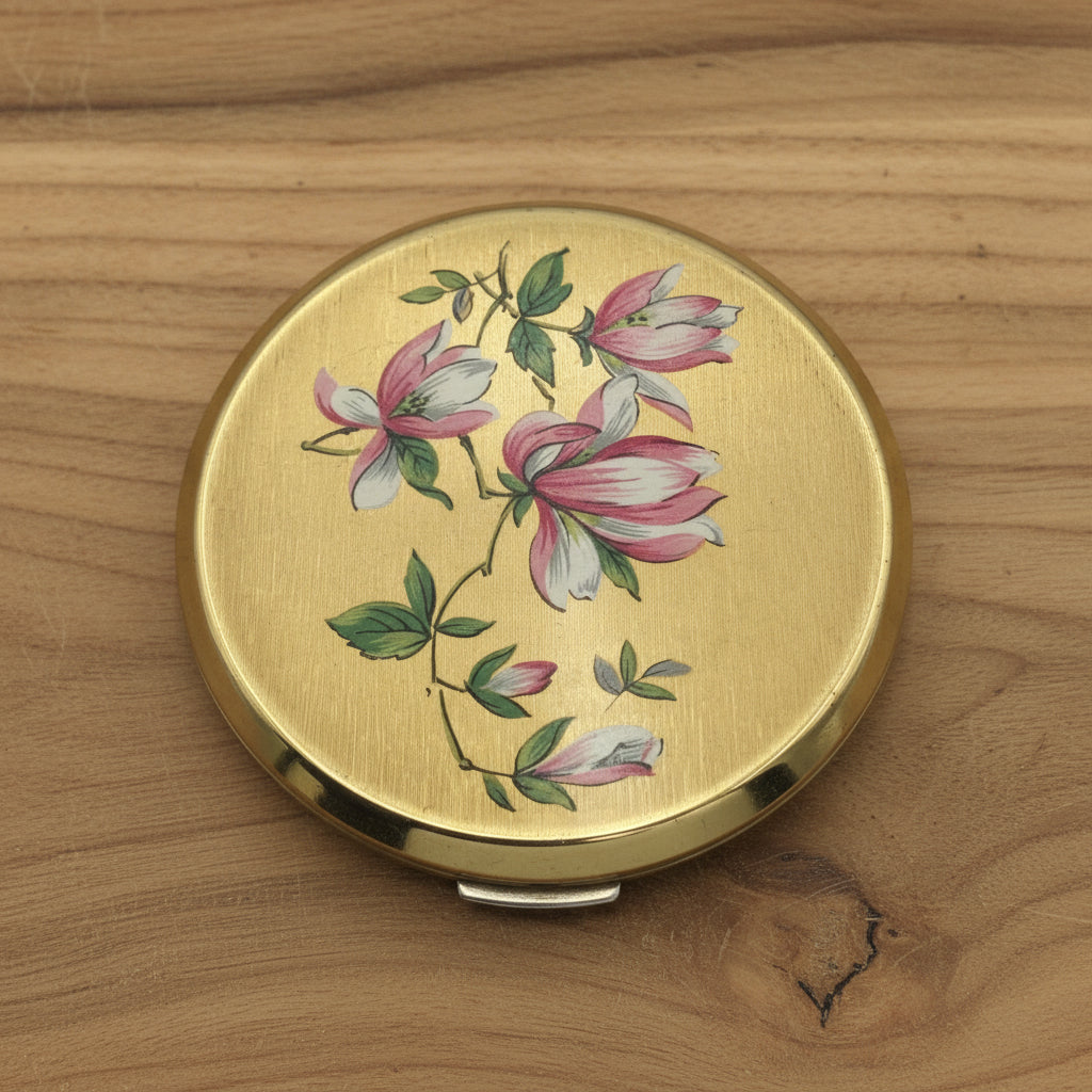 Vintage 1960s Stratton Flowers Powder Compact – Beeches Vintage