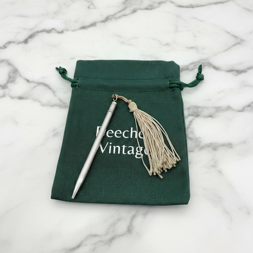 Vintage Sterling Silver Propelling Pencil, Bridge Pencil – Beeches Vintage